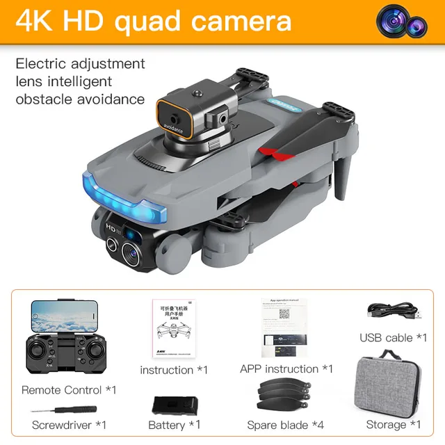Xiaomi Drone P15 4K/8K GPS Brushless Obstacle Avoidance HD Aerial ...