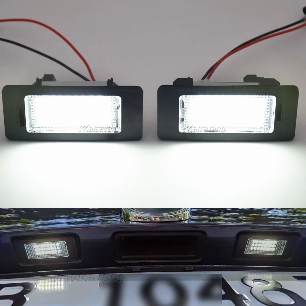 LED License Plate Light For BMW E39 E60 E60N E61 E90 E91 E90N E92 E93 ...