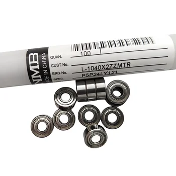 NMB 고속 베어링 L-1040ZZ, 정밀 미니어처 볼 베어링 1040, MR104ZZ, MR104, 4x10x4mm, 20 개 ...