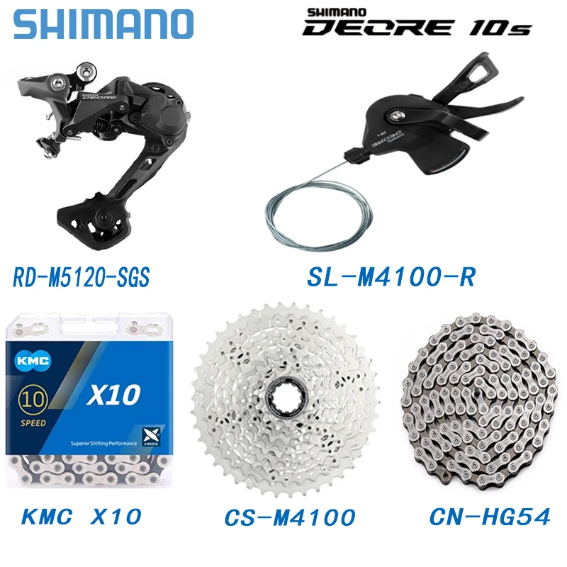 SHIMANO-DEORE-10-Speed-Groupset-M4100-Shifter-Cassette-Sprocket-M5120 ...