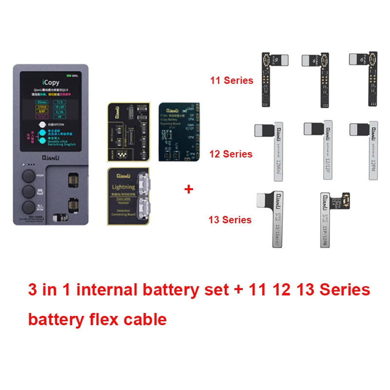 Qianli icopy plus 2.2 para iphone 7/8/8p/x/xr/xs/11/12pro/13 lcd ...