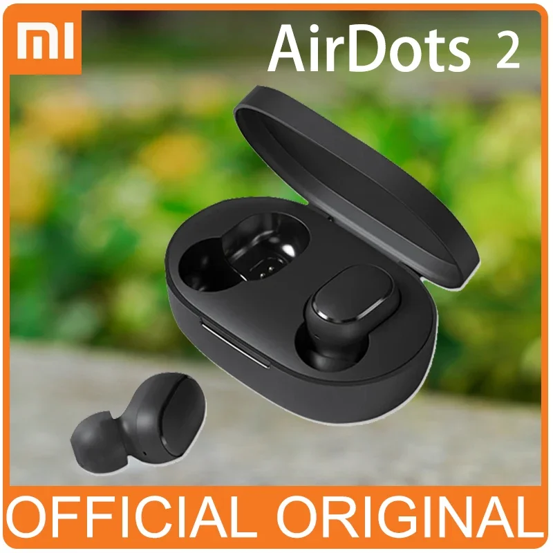 New-Redmi-Xiaomi-AirDots-2-Earphones-Wireless-Bluetooth-Noise-Reduction ...