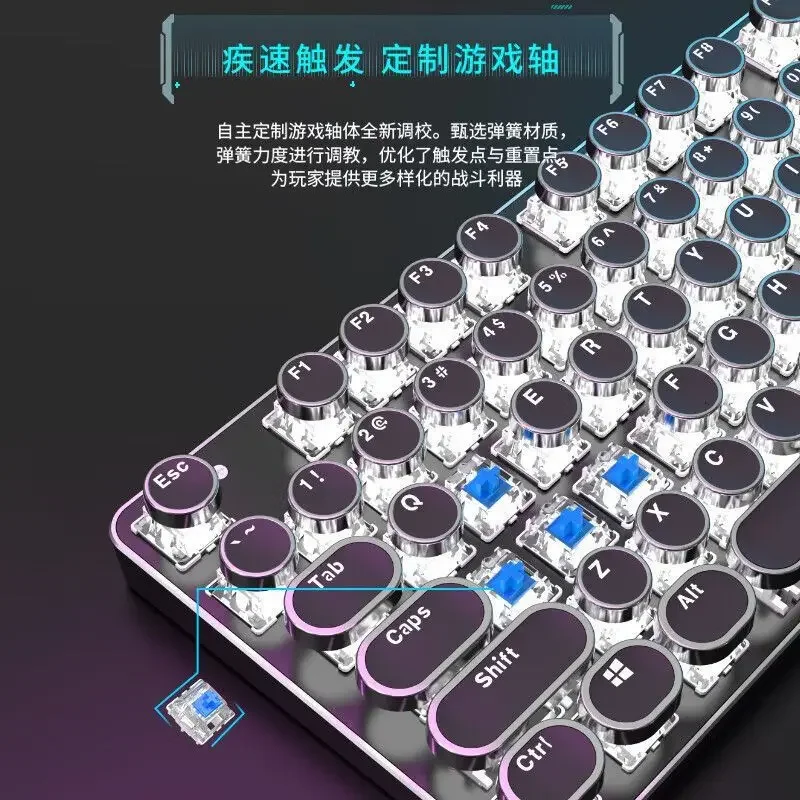 Original-TK950-Punk-Mechanical-Keyboard-Wireless-Bluetooth-Three-Mode ...