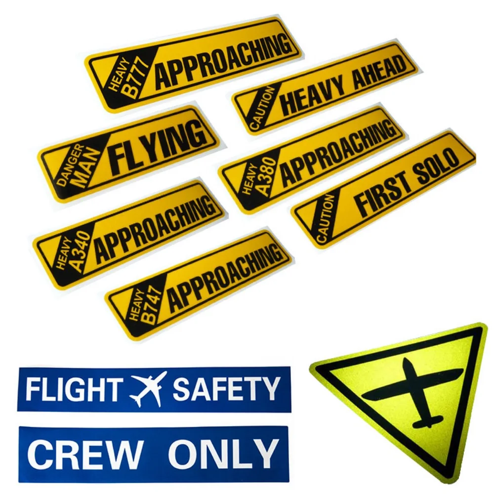 Flight-warning-sign-Sticker-Marking-Danger-Man-Flying-Gift-for-Pilot ...