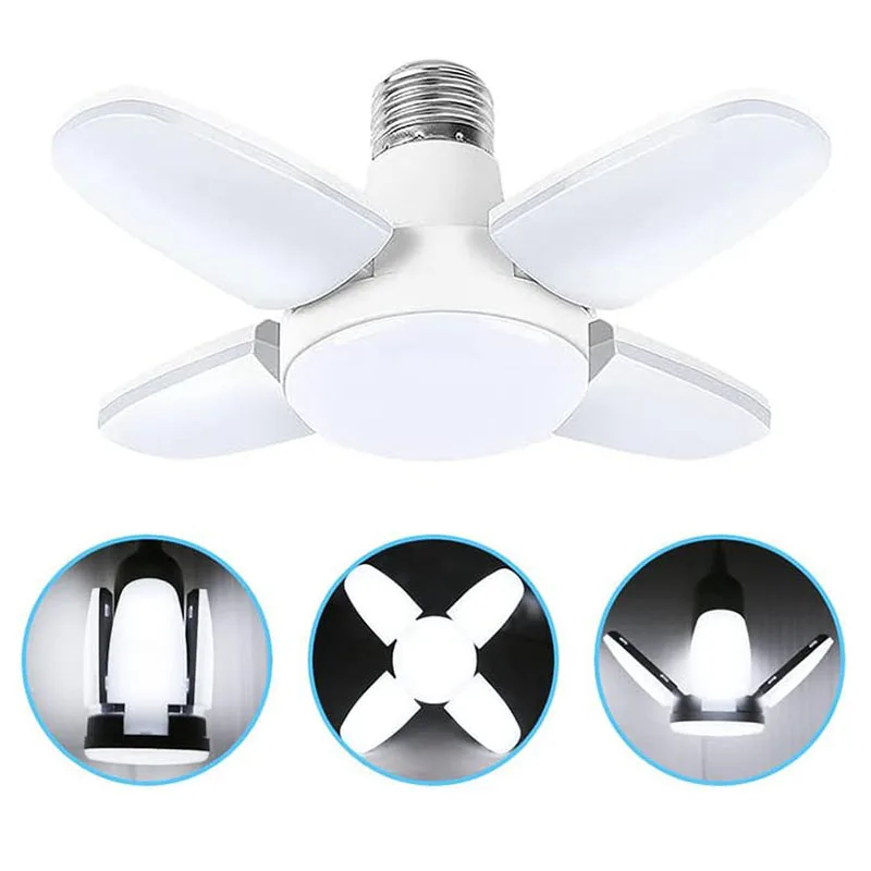 E27-Fan-Blade-Light-Lamp-110V-220V-28W-LED-Bulb-360-Degrees-Foldable ...