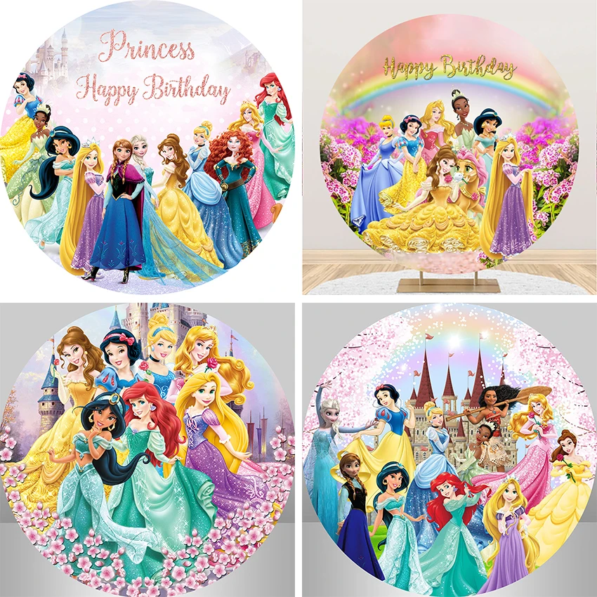 Castle-Princess-Round-Background-Round-Circle-Bacdrop-Backdrop-for-Girl ...