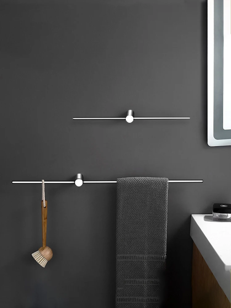 30-40-55cm-Movable-Towel-Rack-Towel-Hanger-Bath-Towel-Holder-Wall-Towel ...