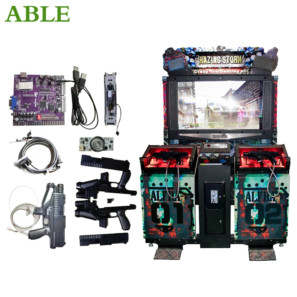 Arcade-Razing-Storm-Shooting-Game-Simulator-Video-Arcade-Coin-Operated ...