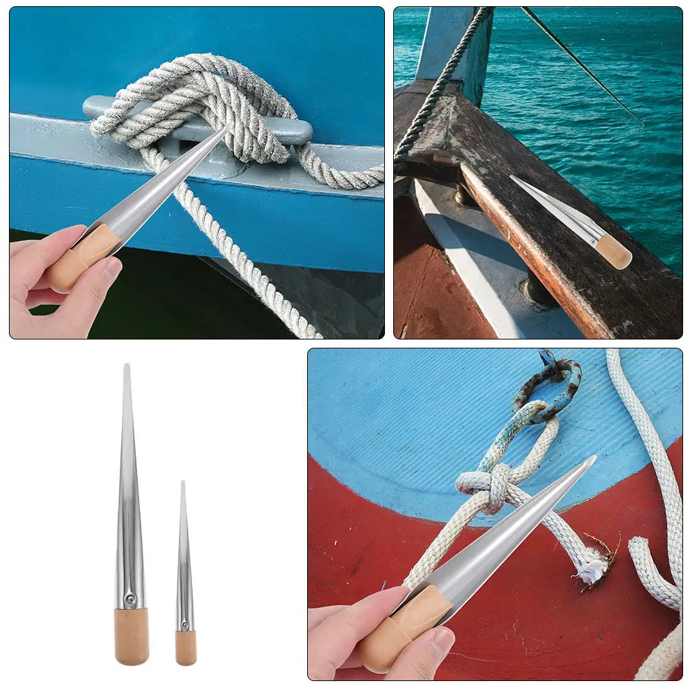 2Pcs Stainless Steel Marine Threading Tool Boat Rope Splicing Needle ...