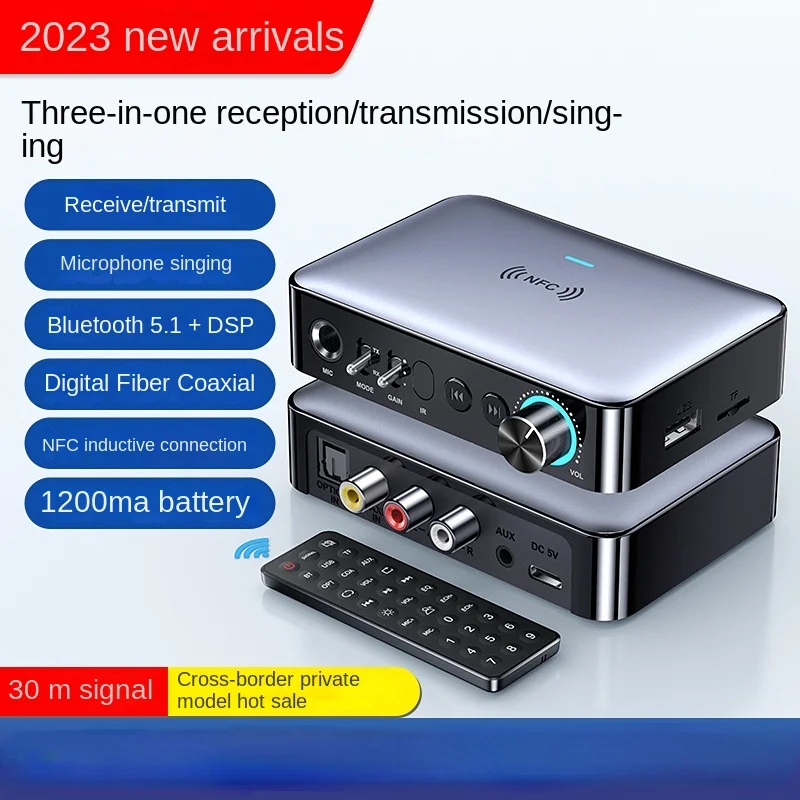 2023 New M16 Pro Nfc Fast Pairing Optical Fiber Bluetooth Rx Tx 5.1 Tf ...