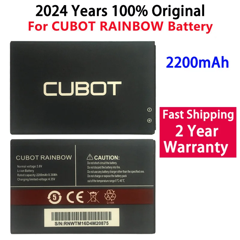 2024-Years-100-Original-CUBOT-RAINBOW-2200mAh-Replacement-backup ...