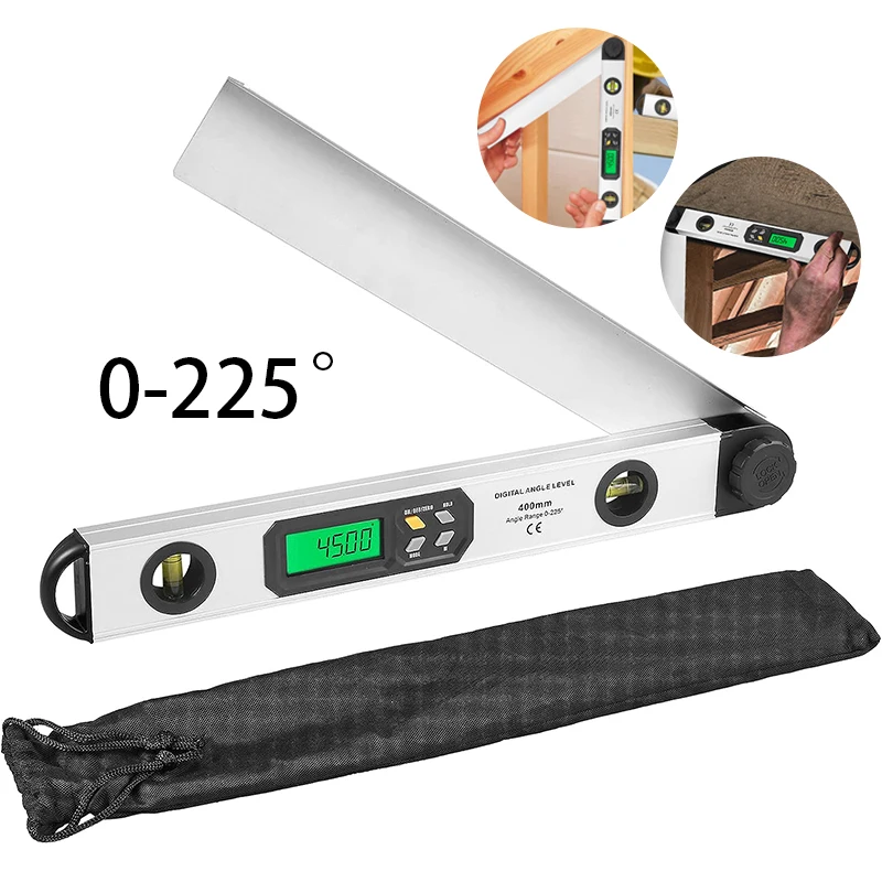 Digital-Angle-Finder-0-225-Level-Gauge-Ruler-with-Backlit-LCD-Display ...