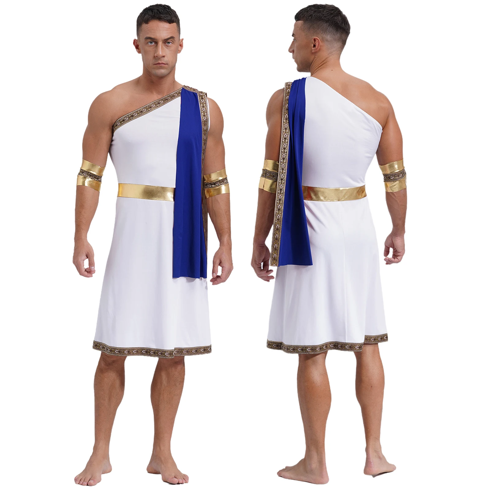 Disfraces de Cosplay de guerrero Toga para hombre, rey romano ...