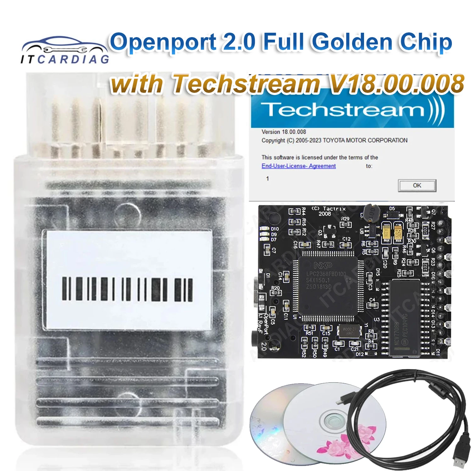 Working-Online-Full-Chip-Tactrix-Openport-2-0-Openport2-J2534-PassThru ...
