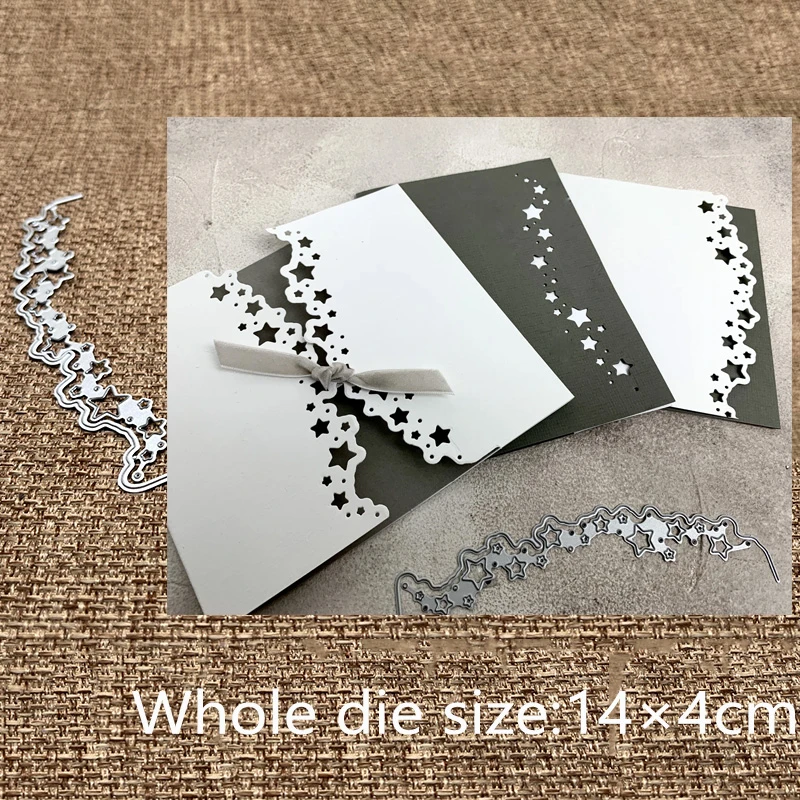 New Design Craft Metal Stencil Mold Cutting Dies Star Edge Card ...