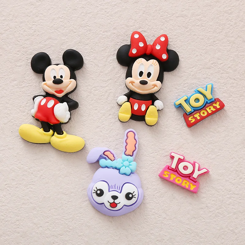 2pcs-disney-large-mickey-mouse-resin-flatback-cabochons-for-diy-jewelry ...