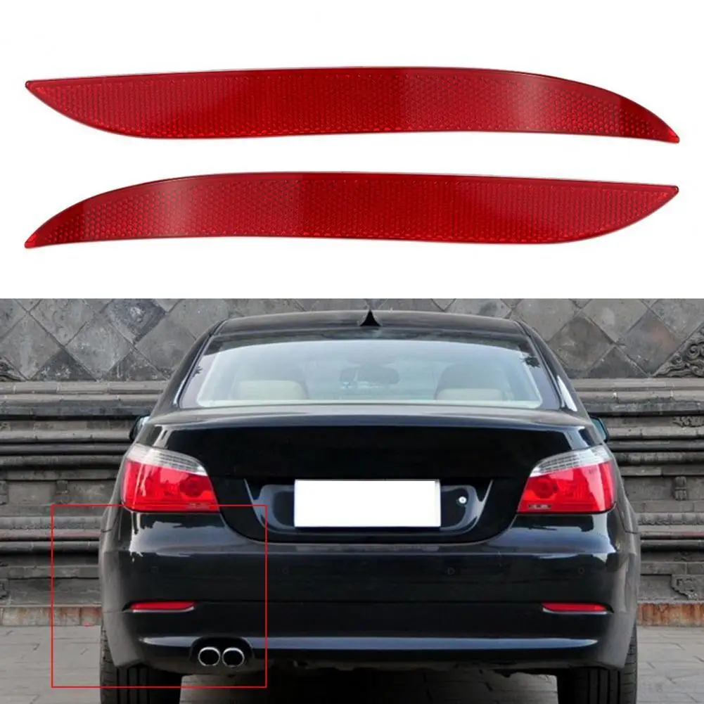 Car-Accessory-Red-Right-Left-Rear-Bumper-Cover-Reflector-63147183913 ...