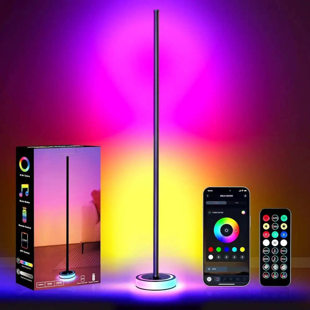 Smart LED Lamp with App & Remote Control, 16 Million DIY Colors, 68 ...