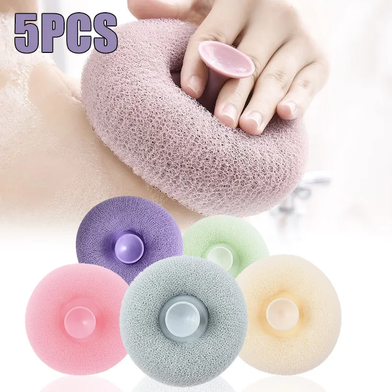 2/3 PCS Natural Loofah Bath Ball Body Scrub Massage Ball Japanese SPA ...