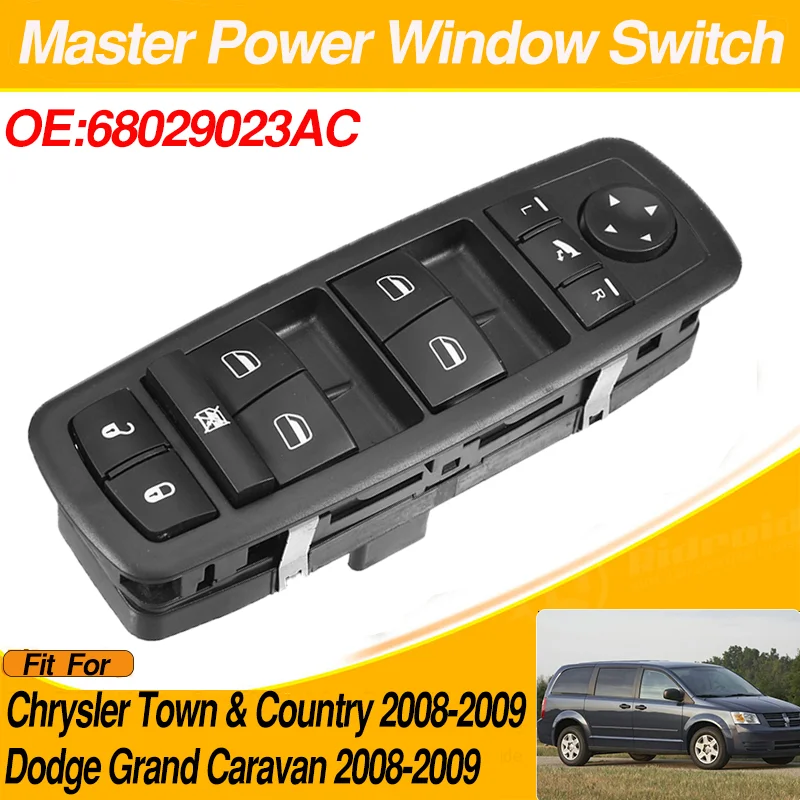 Electric-Power-Window-Switch-For-Dodge-Grand-Caravan-Chrysler-Town ...