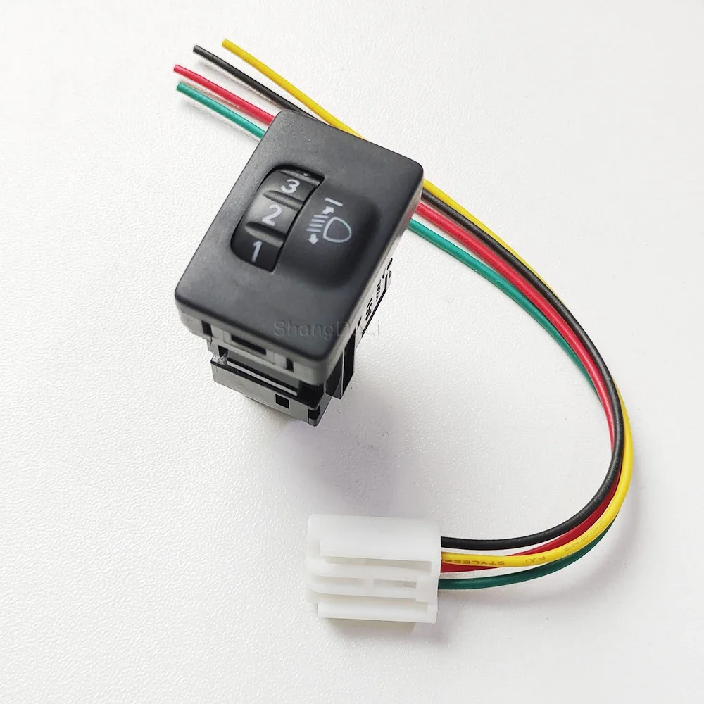 Car Headlamp Leveling Switch Headlight Height Adjustable Switch Button ...