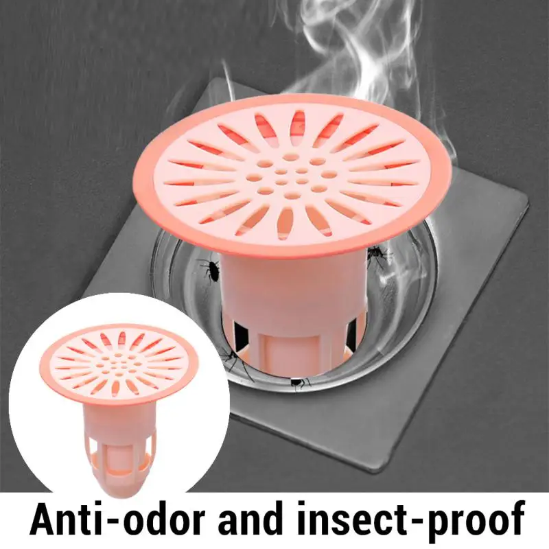 Silicone Floor Drain Deodorant Core Shower Drain Stopper Insect Proof ...
