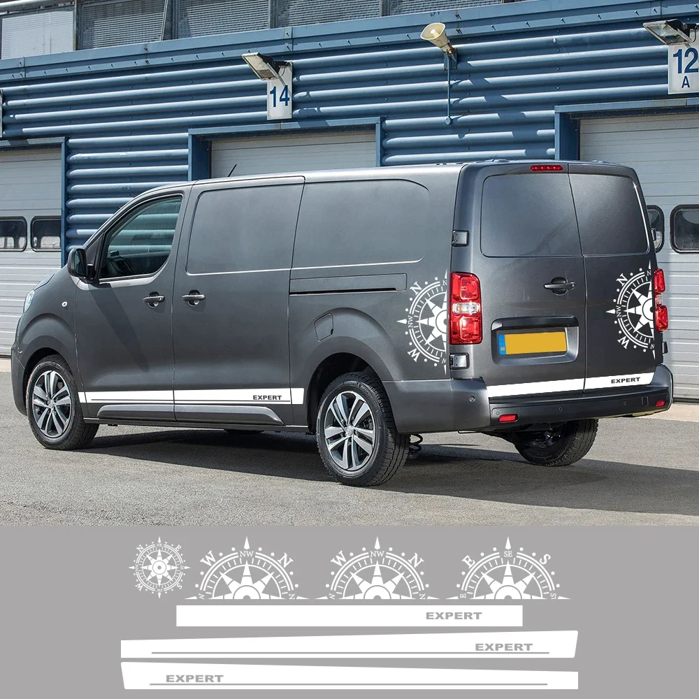 Car-Door-Side-Stickers-For-Peugeot-Expert-Sport-Camper-Van-Bonnet ...