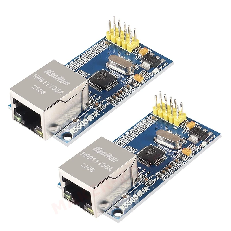 아두이노용 이더넷 네트워크 모듈 전체 하드웨어 Tcpip 프로토콜 51 Stm32 마이크로 컨트롤러 프로그램 Spi 인터페이스 W5500 2 개