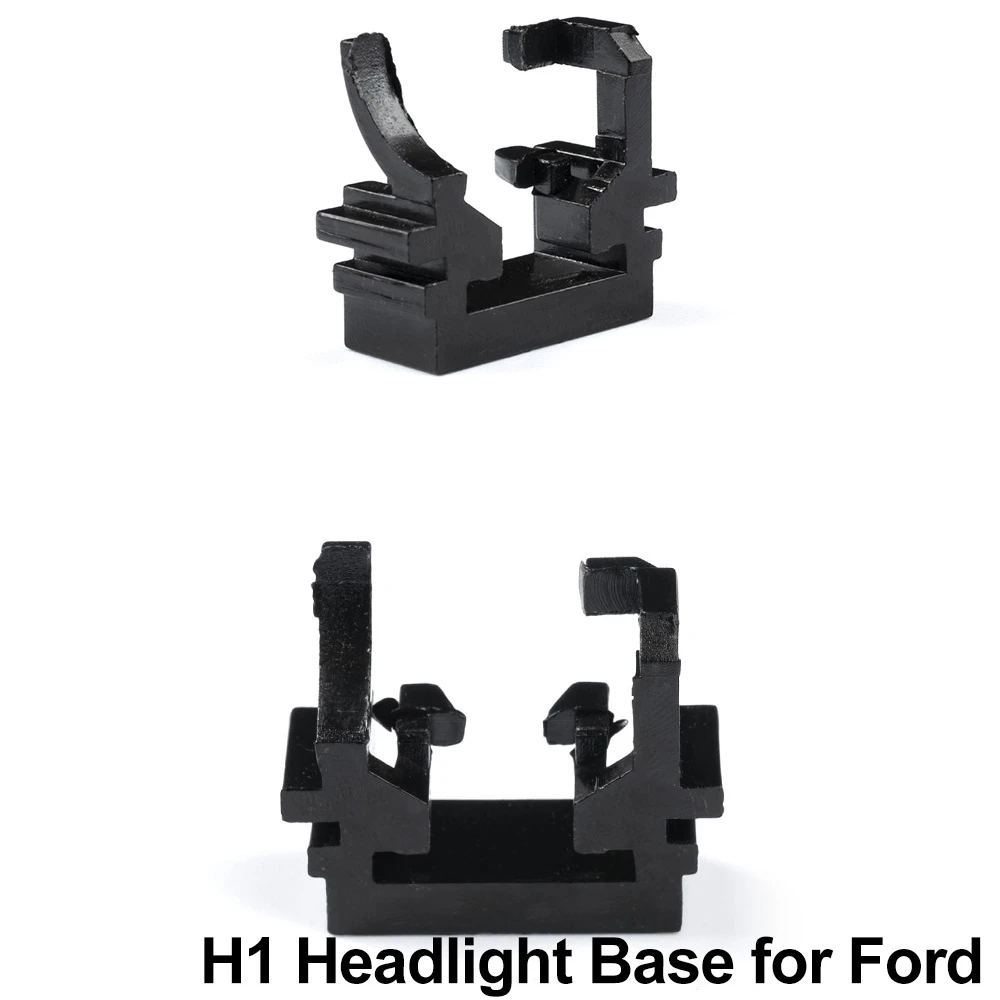 2Pcs H1 LED Headlight Bulb Base Holder Adapter Socket Retainer Clip for ...