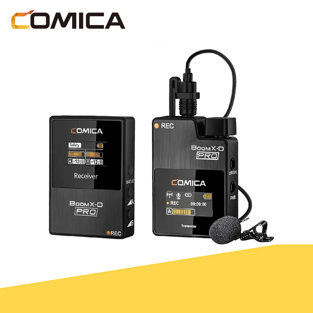 Comica-BoomX-D-PRO-Wireless-Lavalier-Microphone-for-Canon-Nikon-Sony ...