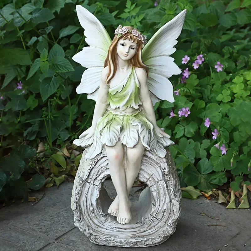 Creative-Garden-Flower-Fairy-Figure-Decoration-Resin-Nordic-Garden ...