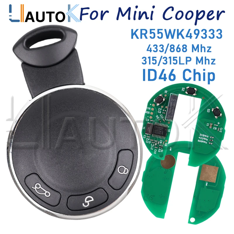 สมาร์ทรถ Key Fob สําหรับ BMW Mini Cooper Cabrio S ONE R58 R60 R61 ID46 ...