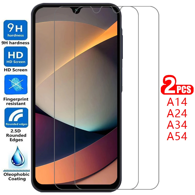 screen protector for samsung galaxy a54 a34 a24 a14 4g 5g protective ...