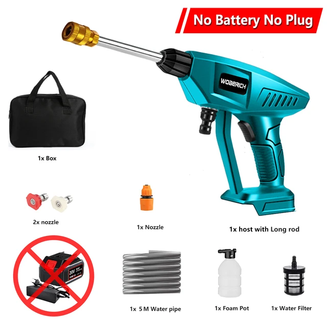 Portable High Pressure Washer Wireless High Pressure Car Wash Water ...