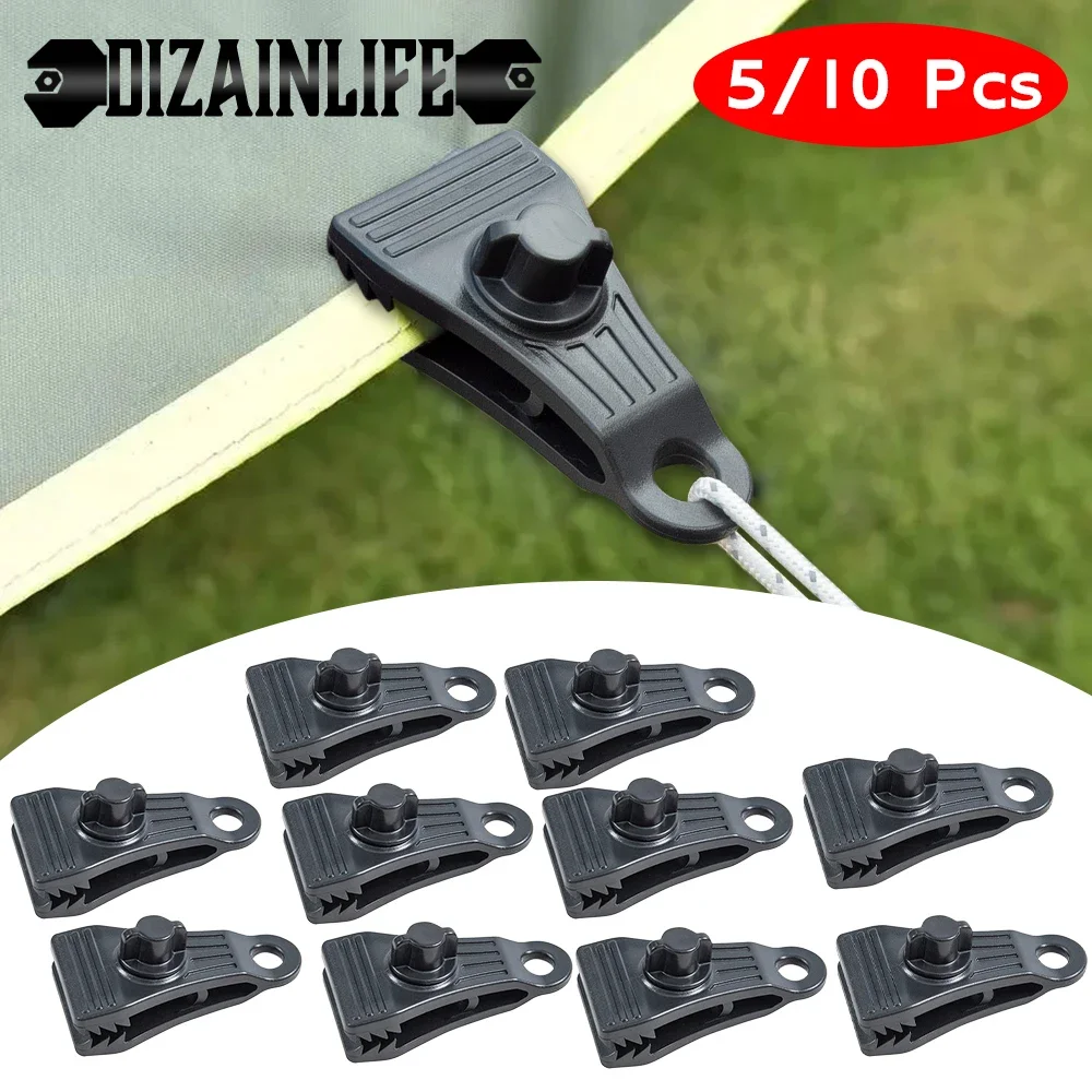 5/10Pcs Tarp Clips Heavy Duty Lock Grip Clamps Pool Cover Tent ...