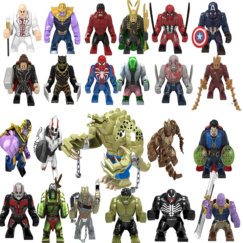 Marvel-s-legendary-action-character-Spider-Man-Hulk-Thanos-Deadpool ...