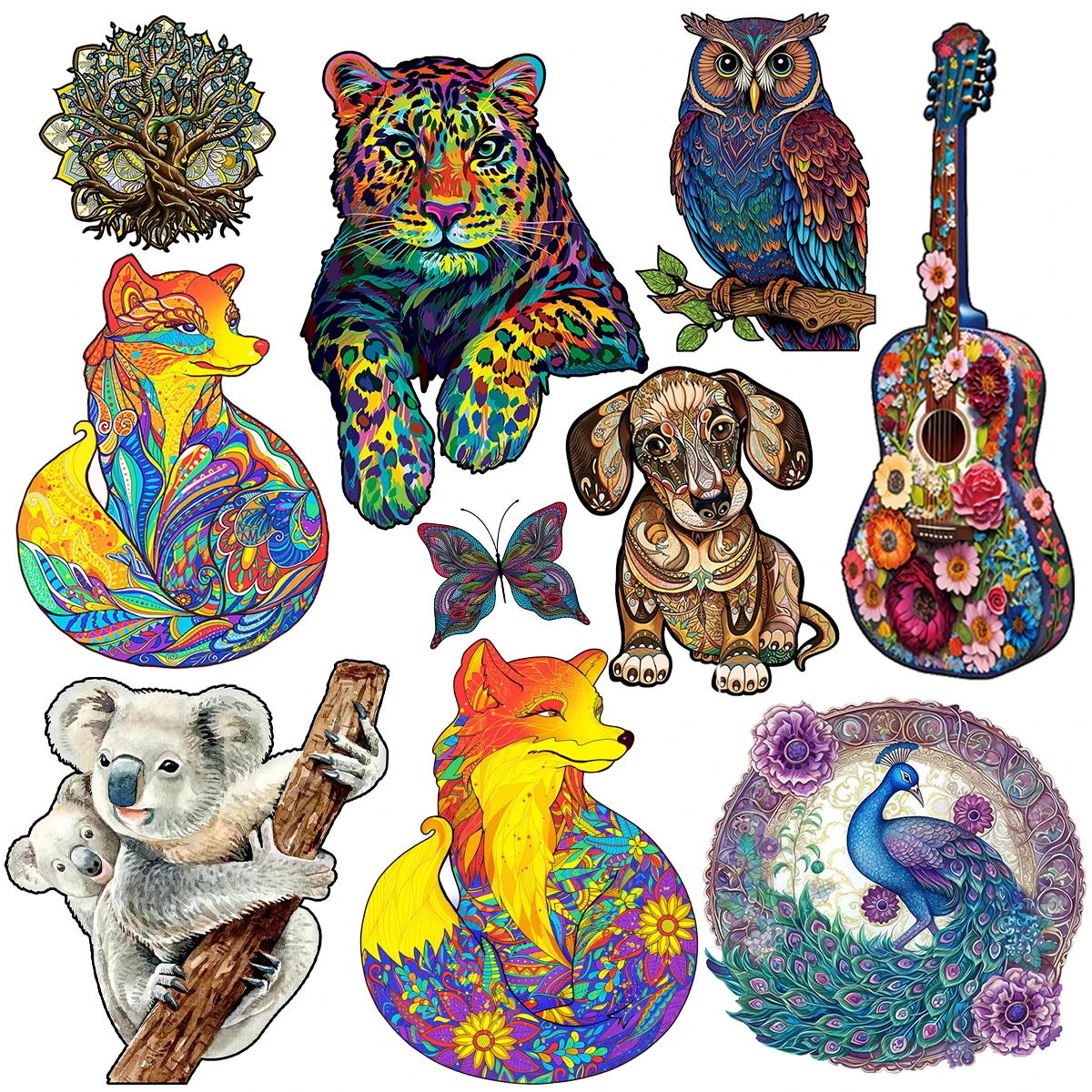 Rompecabezas-de-animales-de-madera-para-adultos-y-ni-os-juguetes ...