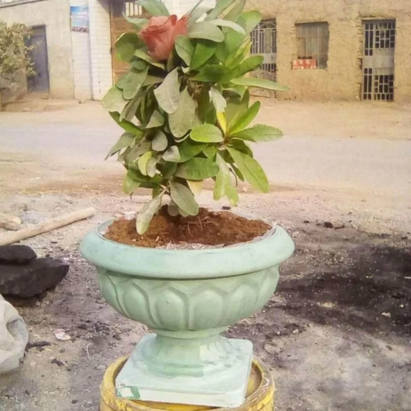 Plastic Flower Pot Mold Cement Concrete Mould Large Bonsai Planter ...
