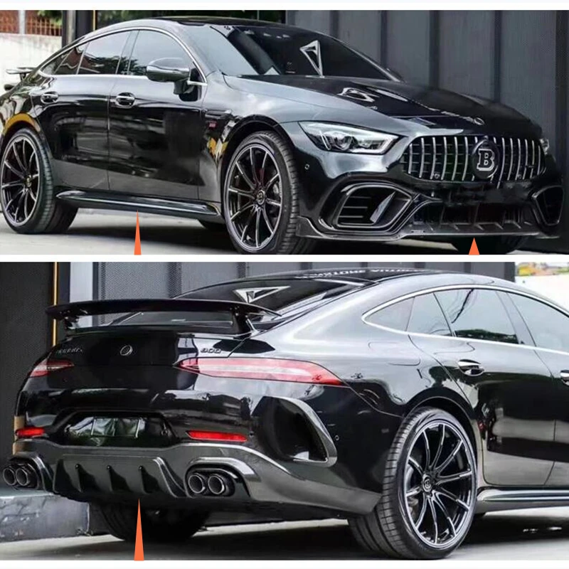 For Mercedes Benz AMG GT63 GT63S 4-Door 2019-2023 Real Dry Carbon Front ...
