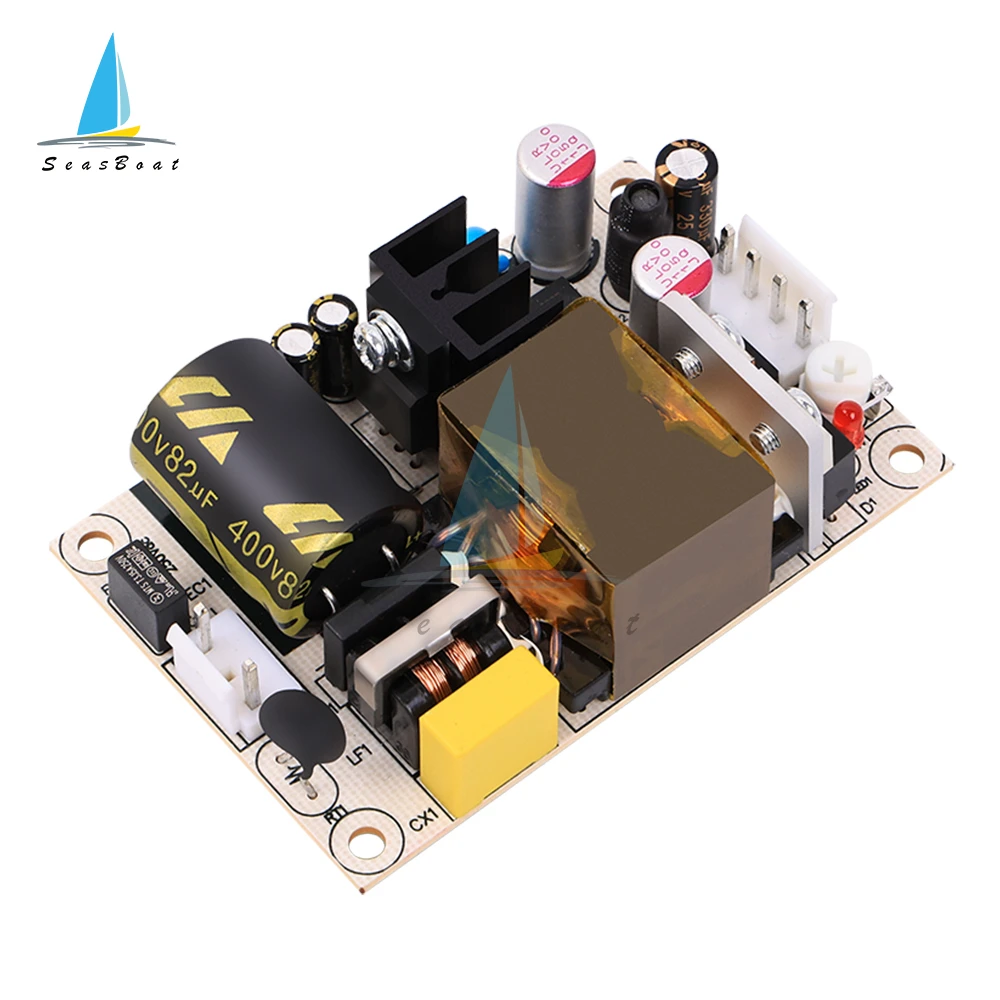 AC 90 264V DC127 370V to DC 5V 12V 24V 48V 1A 2A 4A 6A Power Supply Module Board Switch AC DC ...
