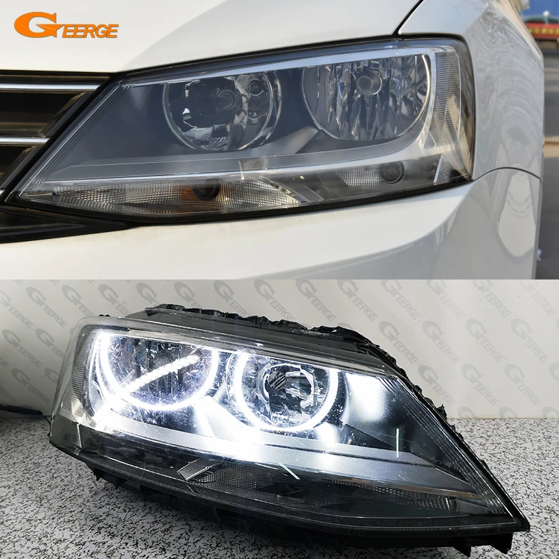 For Volkswagen VW Jetta Sagitar A6 MK6 IV 162 163 Ultra Bright Day Light Turn Signal SMD LED ...