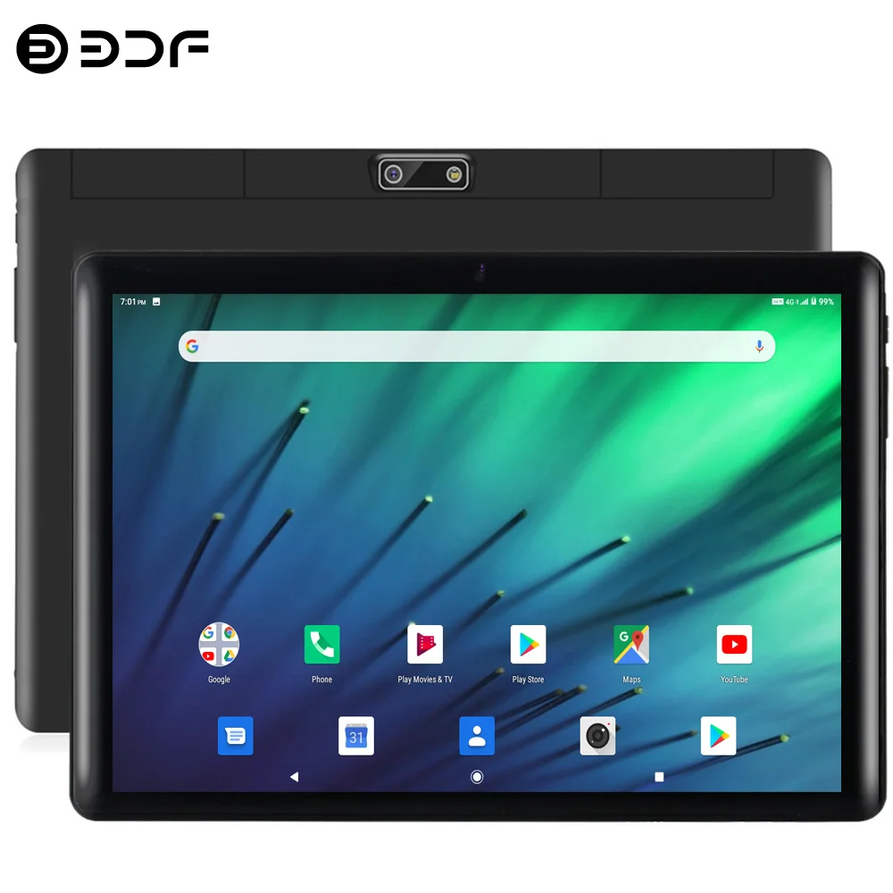 Bdf s10 novo 10.1 Polegada tablet pc octa núcleo android 9 google play ...