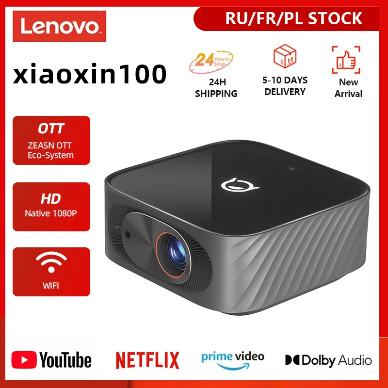 Lenovo-Xiaoxin-100-Projector-700-Lumens-1080P-Full-Hd-4K-Mini ...