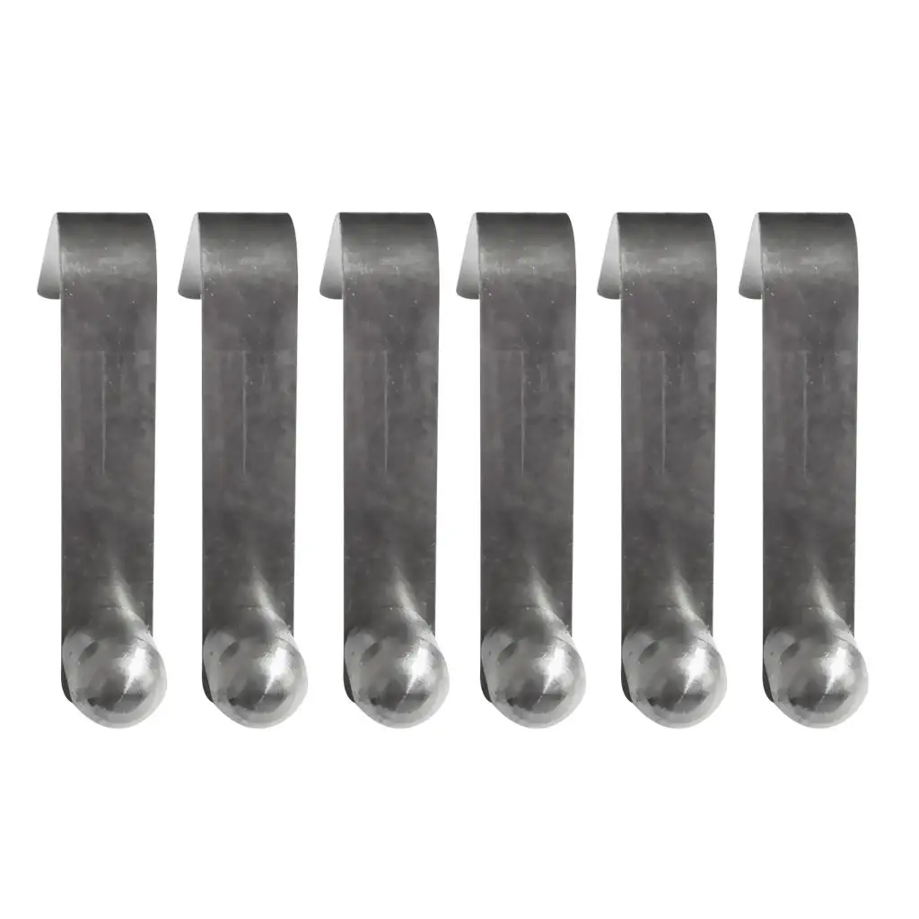 8 Pieces 8mm Stainless Steel Kayak Paddle Spring Clips Awning Tent Pole ...