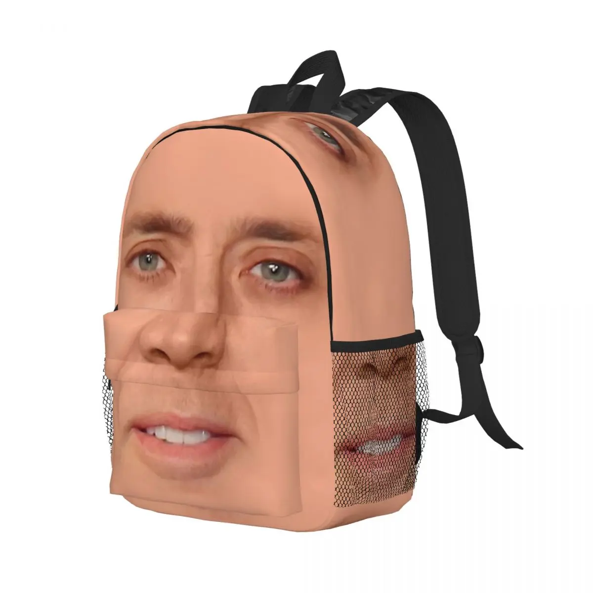 Nicolas Cage Face Backpack Student Boys Girls BookBag Kids School Bag ...