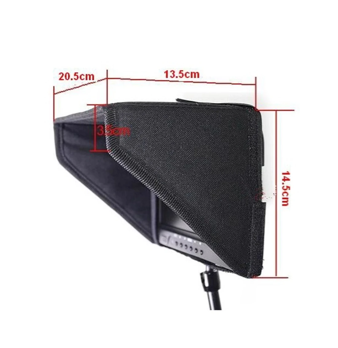 7inch 8 9 10 11 12inch LCD Screen Monitor TV Sunshade Hood Protective ...