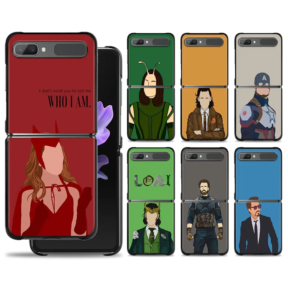 Marvel-Loki-Wanda-Thor-Black-Widow-Phone-Case-For-Samsung-Galaxy-Z-Flip ...
