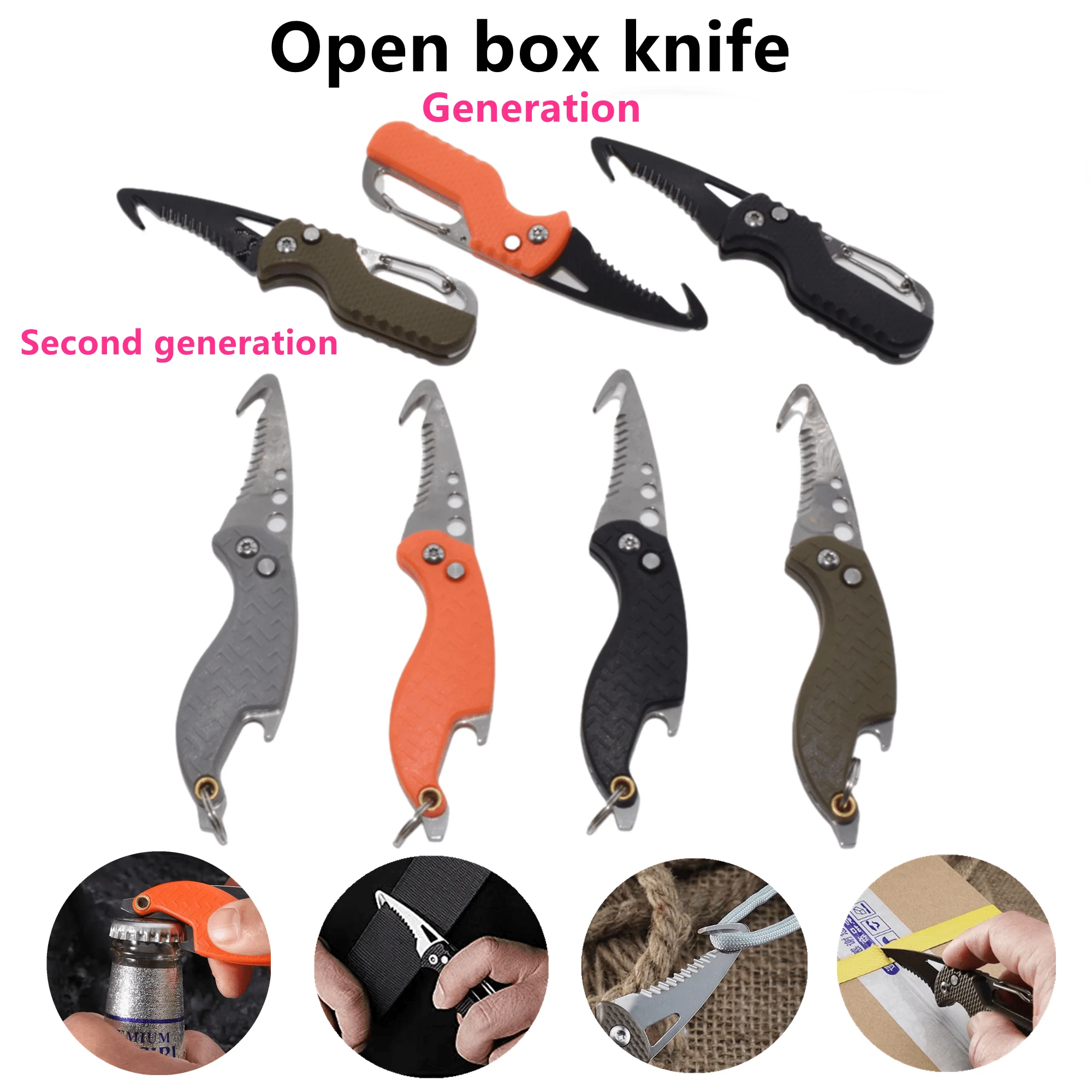 Multifunctional-Express-Package-Unpacking-Knife-Key-Chain-Saw-Tooth ...