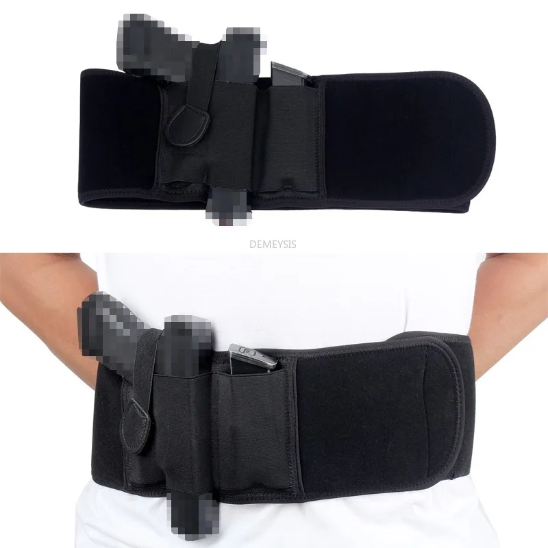 Tactical-Belly-Gun-Holster-Concealed-Carry-Waist-Band-Pistol-Holder ...
