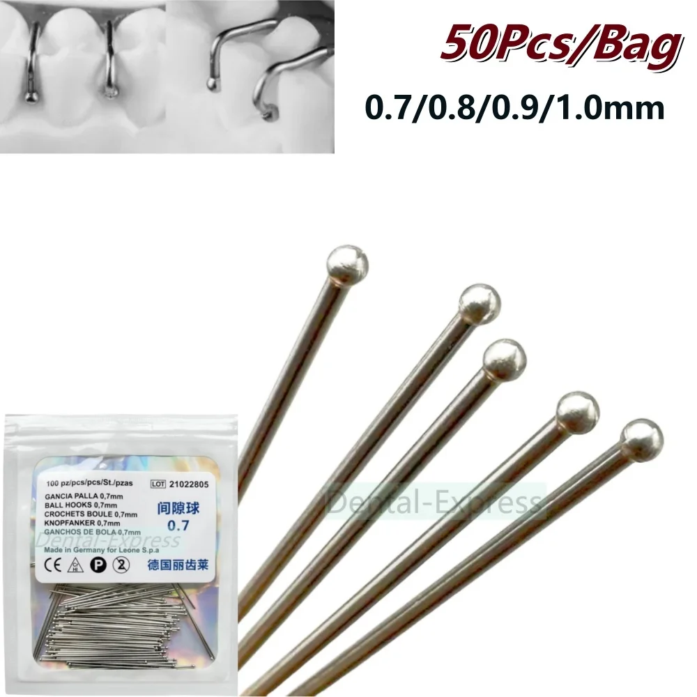 50Pcs-Dental-Ortho-Interdental-Ball-Hooks-Retainer-Oblique-Clasps-Bars ...